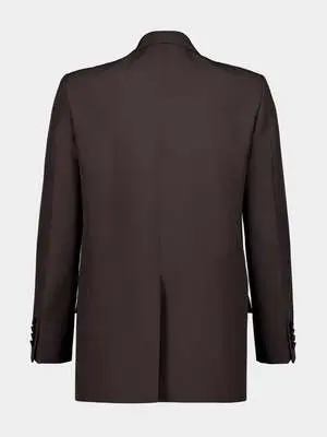 Gucci Double-breasted Panama Jacket - Brown