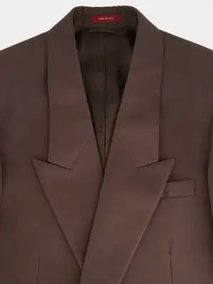 Gucci Double-breasted Panama Jacket - Brown
