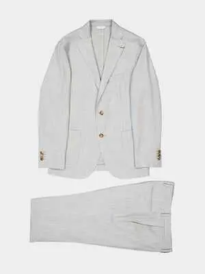 Boglioli Virgin Wool-silk Suit - Grey