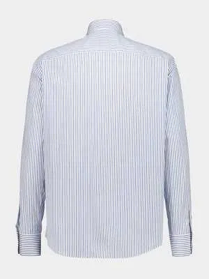 Valentino Garavani Striped Cotton Long-sleeve Shirt