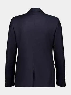 Prada Navy Wool-cashmere Slim Suit - Blue