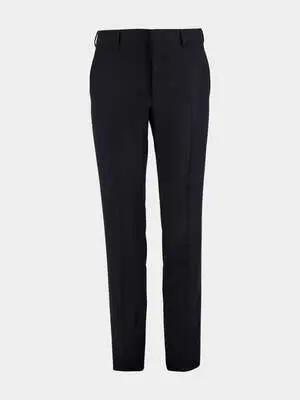 Prada Navy Wool-cashmere Slim Suit - Blue