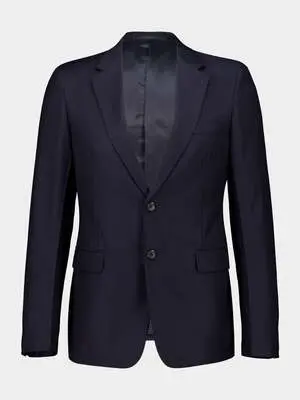 Prada Navy Wool-cashmere Slim Suit - Blue