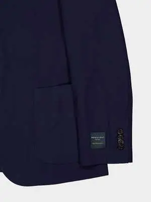 Boglioli Navy Virgin Wool 2-button Suit - Blue