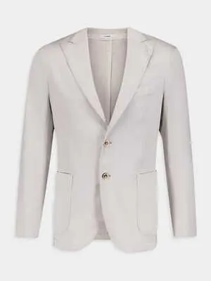 Boglioli Beige Cotton Suit - Grey