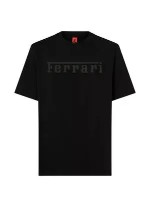 FERRARI Logo-detail T-shirt