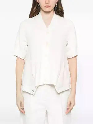 Sacai Buttoned Cardigan - Neutrals