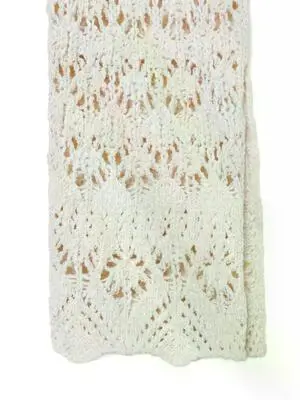 Alanui Crochet Knit Trousers - Neutrals