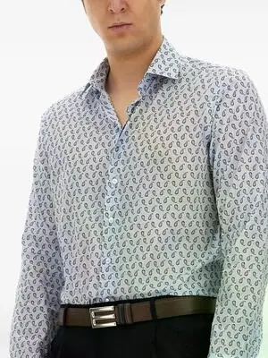 Etro Rome Paisley-print Shirt - Blue