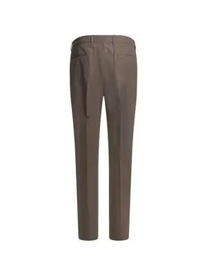 Brunello Cucinelli Pleated Trousers - Brown