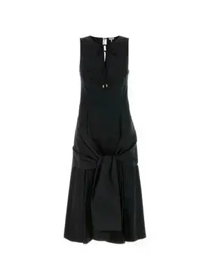 Loewe Tie-neck Midi Dress