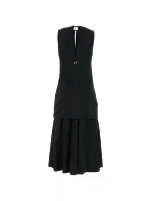 Loewe Tie-neck Midi Dress