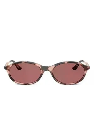 VOGUE EYEWEAR Oval-frame Sunglasses - Neutrals
