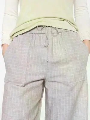 Max Mara Striped Palazzo Pants