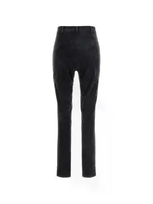 Gucci Stretch Velvet Trousers - Grey