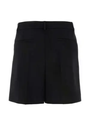 Valentino Garavani Wool Bermuda Shorts - Black