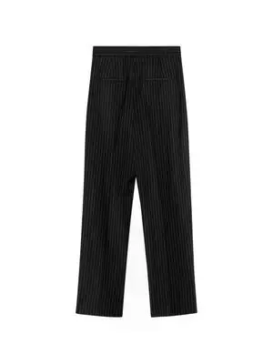 Max Mara Pinstriped Wool Trousers