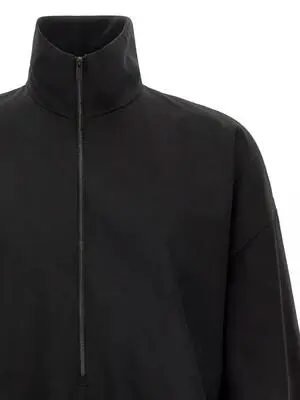 Fear Of God Half-zip High-neck Sweatshirt - Black