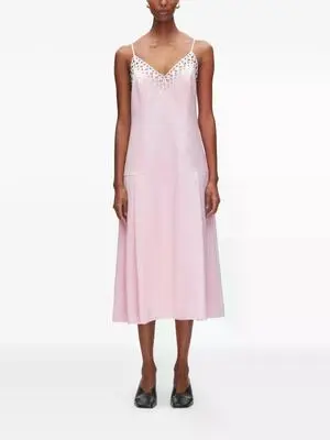 3.1 Phillip Lim Embellished Pleated Midi Dress