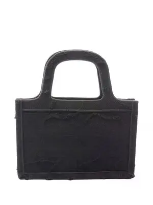 Dior 2010-2016 Mini Book Tote Bag - Black