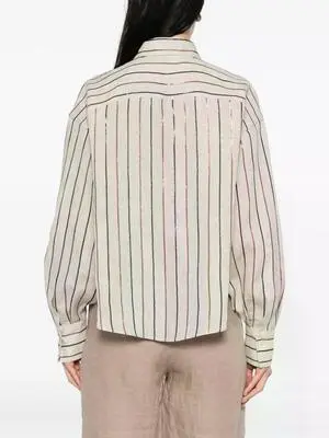 Brunello Cucinelli Striped Shirt - Neutrals