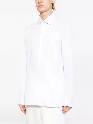 Zegna Striped Shirt - Blue