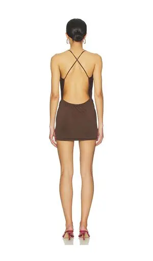 Superdown Kataleya Cowl Mini Dress