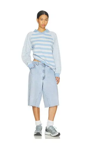 SAMSOE SAMSOE Saella Long Sleeve Polo - Blue