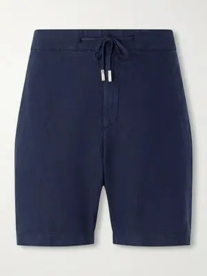 Mr P. Straight-leg Linen Bermuda Shorts