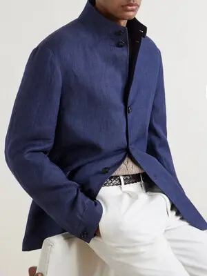 Zegna Il Conte Oasi Linen Jacket