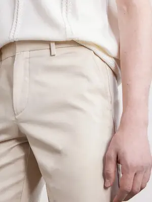 Mr P. Straight-leg Cotton-canvas Bermuda Shorts - Neutrals