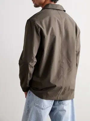 Nn07 Blaze 10038 Striped Seersucker Overshirt