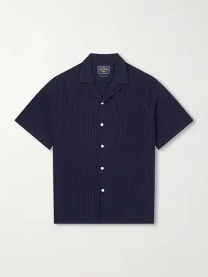 Portuguese Flannel Mondego Cotton-blend Shirt - Blue