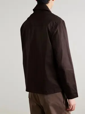 Nn07 Morgan 10021 Stretch Organic Cotton-gabardine Blouson Jacket