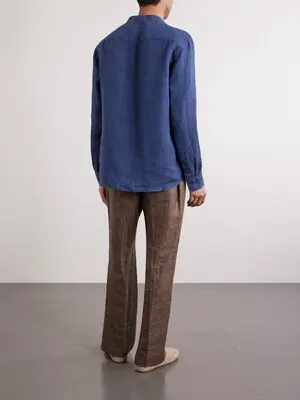Mr P. Herringbone Linen Shirt