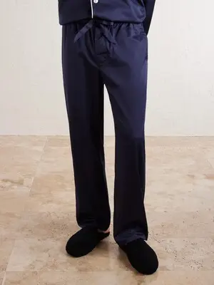 TEKLA Chelsea Cotton-satin Pyjama Set
