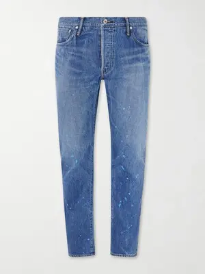 Visvim Social Sculpture 11 Slim-fit Jeans - Blue