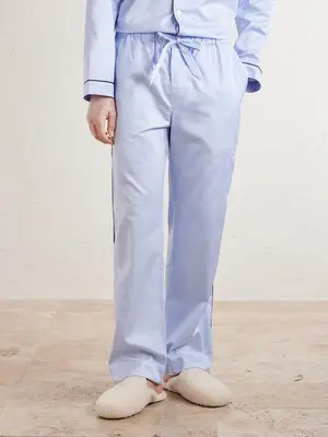 TEKLA Bellhop Cotton-satin Pyjama Set