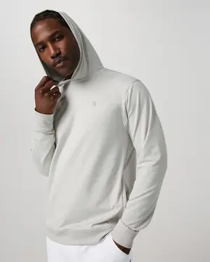 Vuori Ponto Pullover Hoodie - Salt Heather