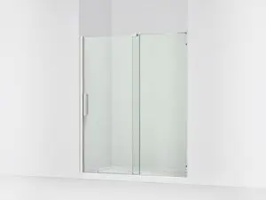 KOHLER Echelon 55-3/4"-59-3/4" W X 71-3/4" H Sliding Shower Door With 5/16"-thick Crystal Clear Glass - One-color