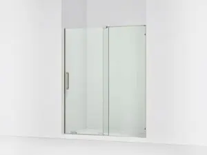 KOHLER Echelon 55-3/4"-59-3/4" W X 71-3/4" H Sliding Shower Door With 5/16"-thick Crystal Clear Glass - One-color