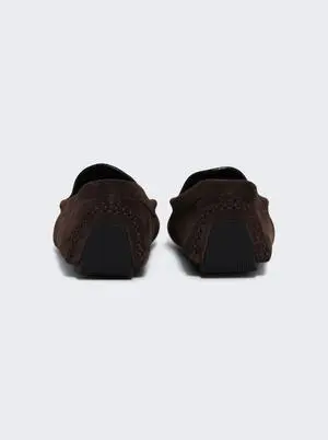 THE ROW Lucca Lacquer Slip-on Loafers - Brown