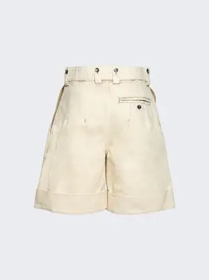 Loewe Turn Up Shorts - Beige
