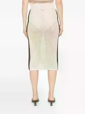 Pinko Knitted Striped Skirt