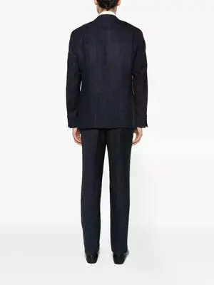 Canali Pinstriped Suit - Blue