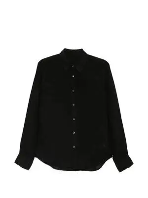 120% Lino Long-sleeve Shirt - Black