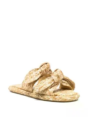 Zimmermann Carousel Knot-detail Sandals - Neutrals