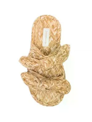 Zimmermann Carousel Knot-detail Sandals - Neutrals