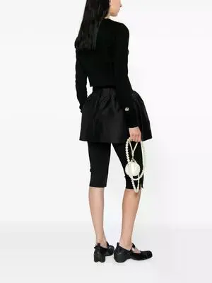 Simone Rocha Pearl-embellished Cropped Cardigan