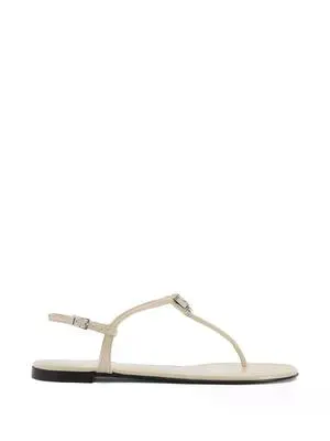 GIUSEPPE ZANOTTI Muse Flat Sandals - Neutrals